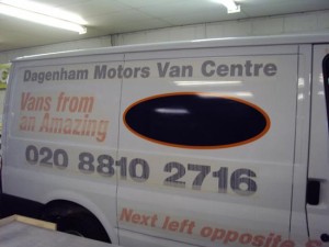 Ford Transit Vehicle Graphics For Dagenham Motors – Eastcote Sign & Display