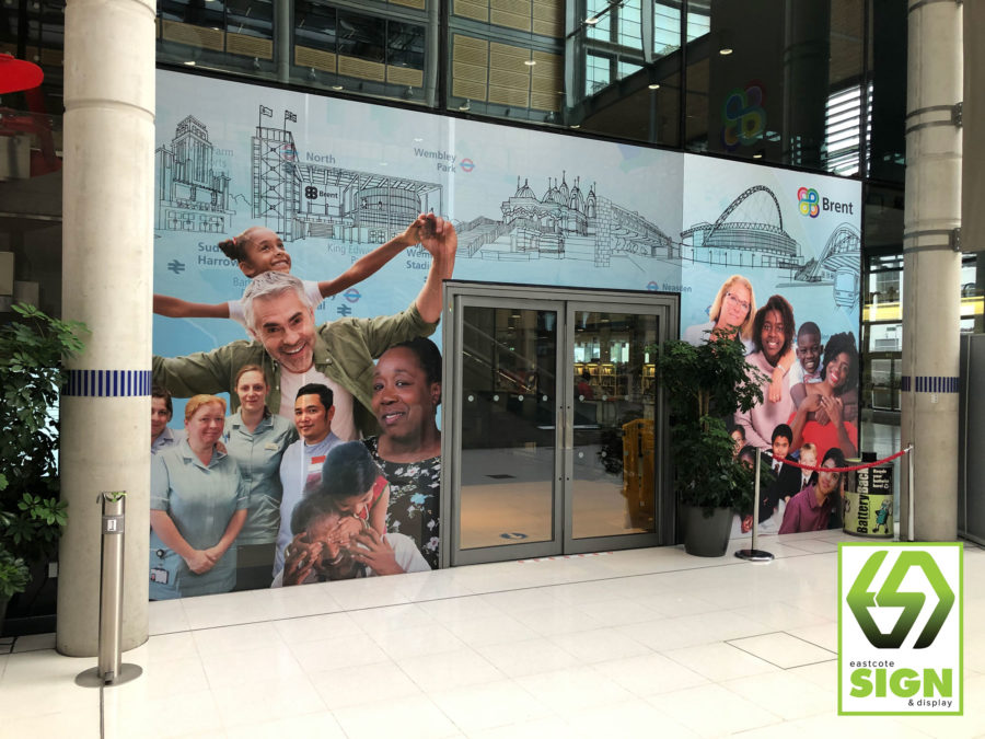 Vinyl Window Graphics For Brent Civic Centre – Eastcote Sign & Display